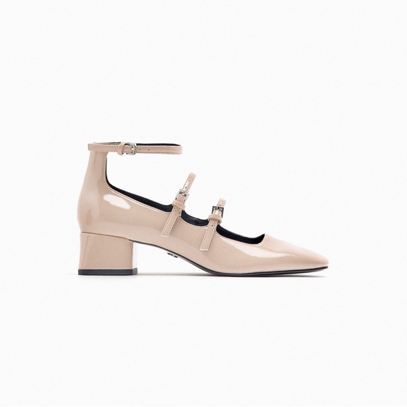 Zara | Shoes | Zara Block Heel Mary Janes Size 65 | Poshmark